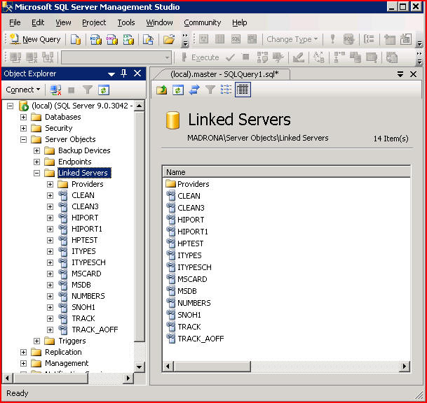 OLE DB – How do I create a Linked Server? | MiniWiki