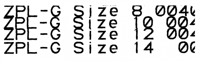 Zebra Font (ZPL) Support | MiniWiki