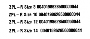 Zebra Font (ZPL) Support | MiniWiki