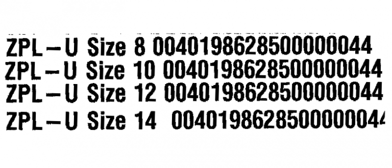 Zebra Font (ZPL) Support | MiniWiki