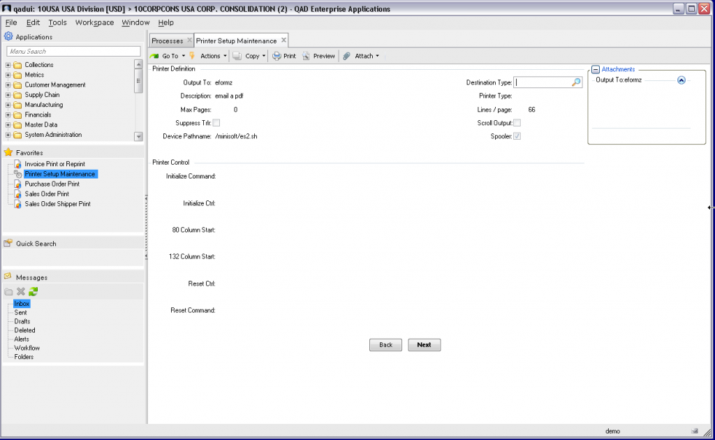eFORMz QAD Printer Installation for Linux | MiniWiki