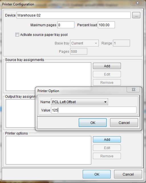 Add Custom Offsets to a PCL Printer | MiniWiki