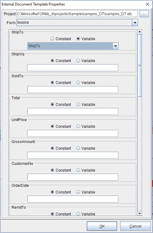 External Document Template | MiniWiki
