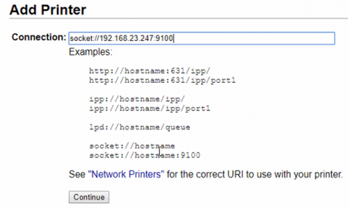 Adding a IPP Printer On Linux | MiniWiki